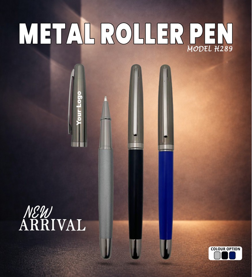 Metal Roller Pen H289 | Premium Executive Pen Black Blue Grey ...