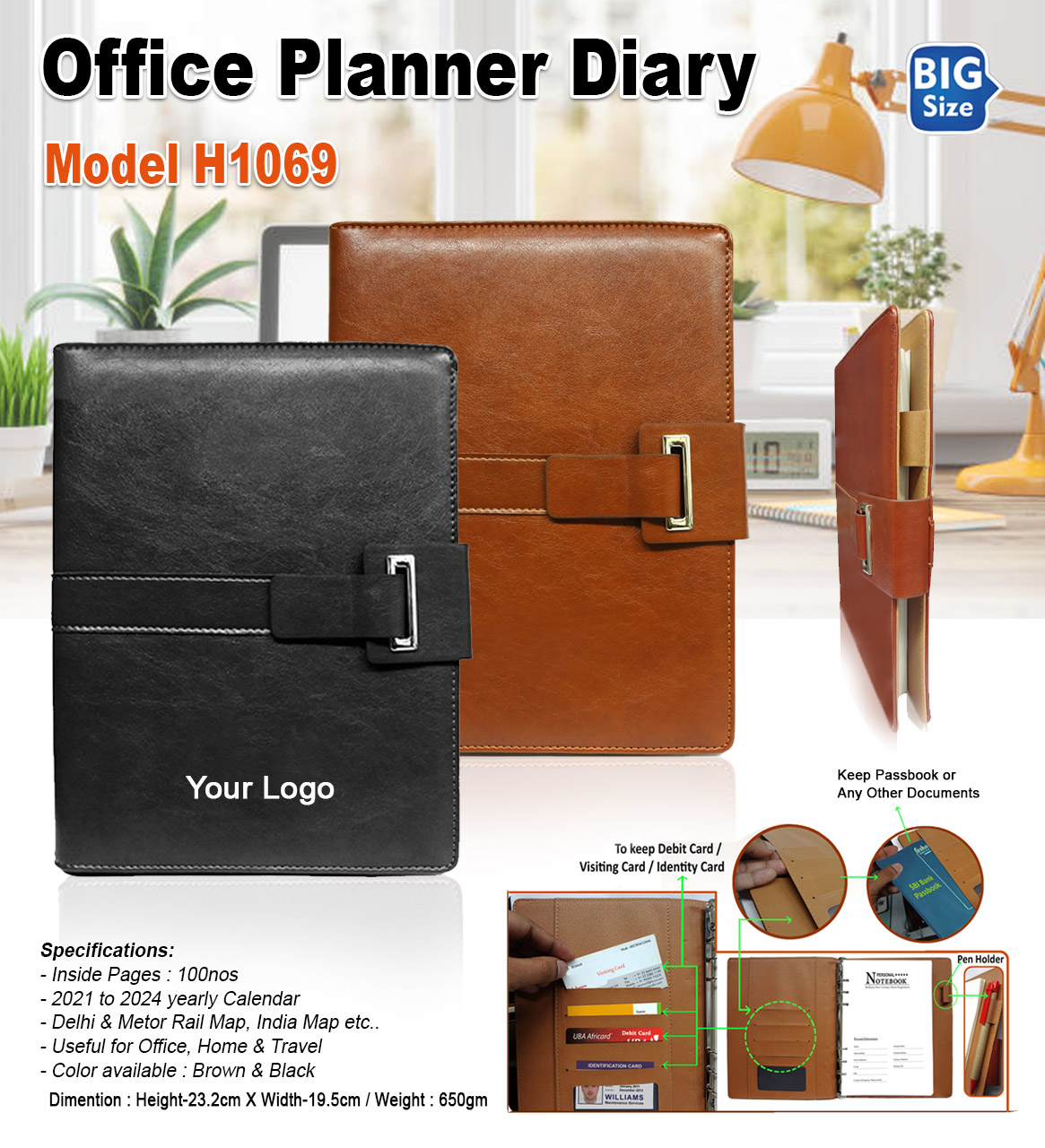 Get More Done with Our Customizable Planner Diary, Beautifully Designed ...